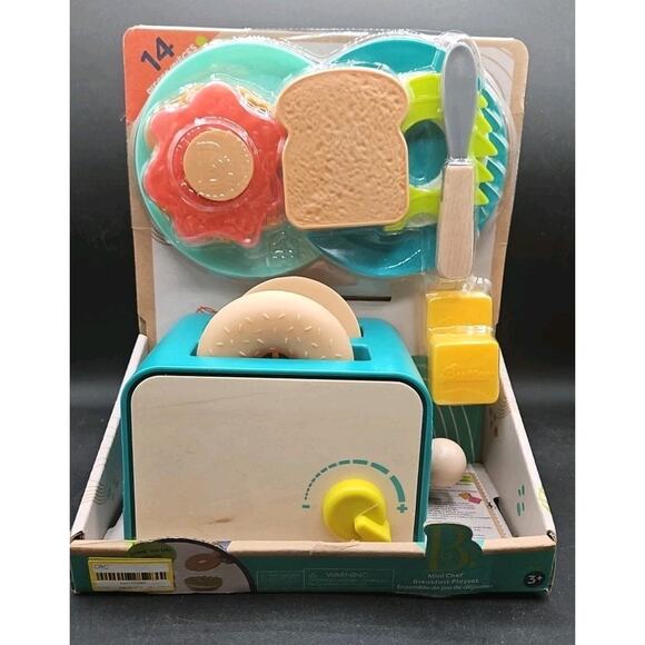 B. Toys | Toys | Mini Chef Toaster Playset Pretend Play Breakfast ...